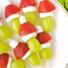 Grinch Fruit Kabobs