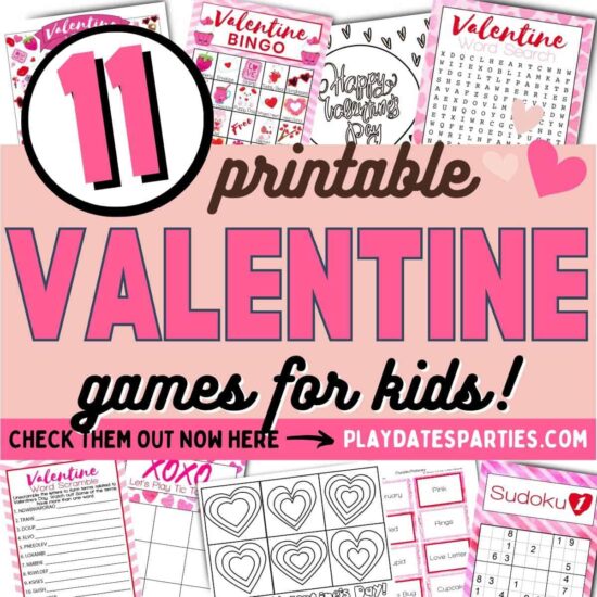 Printable Valentine's Day Games and Activities