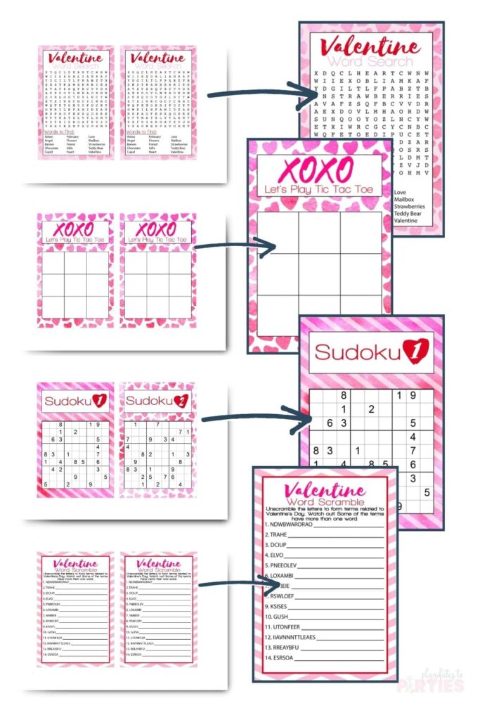 Printable Valentine's Day Games and Activities