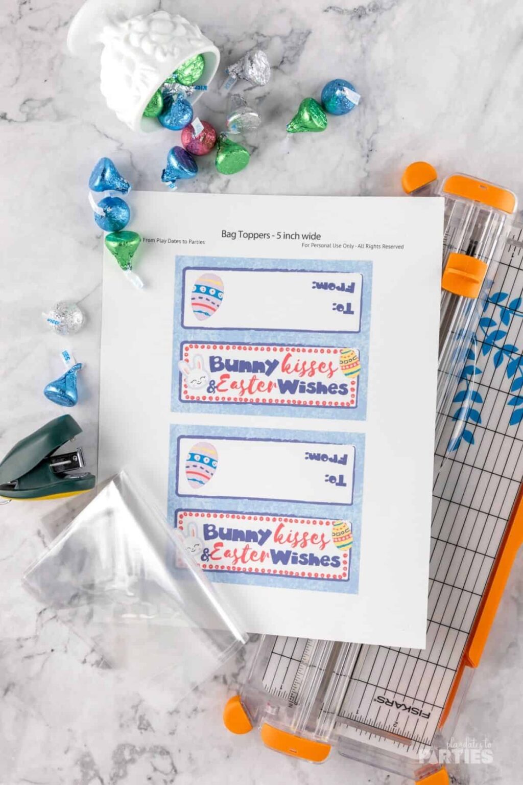 Free Printable Easter Treat Bag Toppers