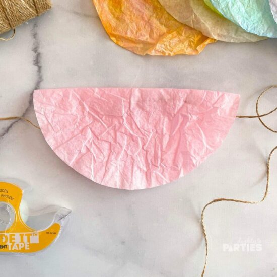 How to Make a Coffee Filter Banner