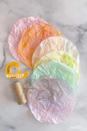 How to Make a Coffee Filter Banner