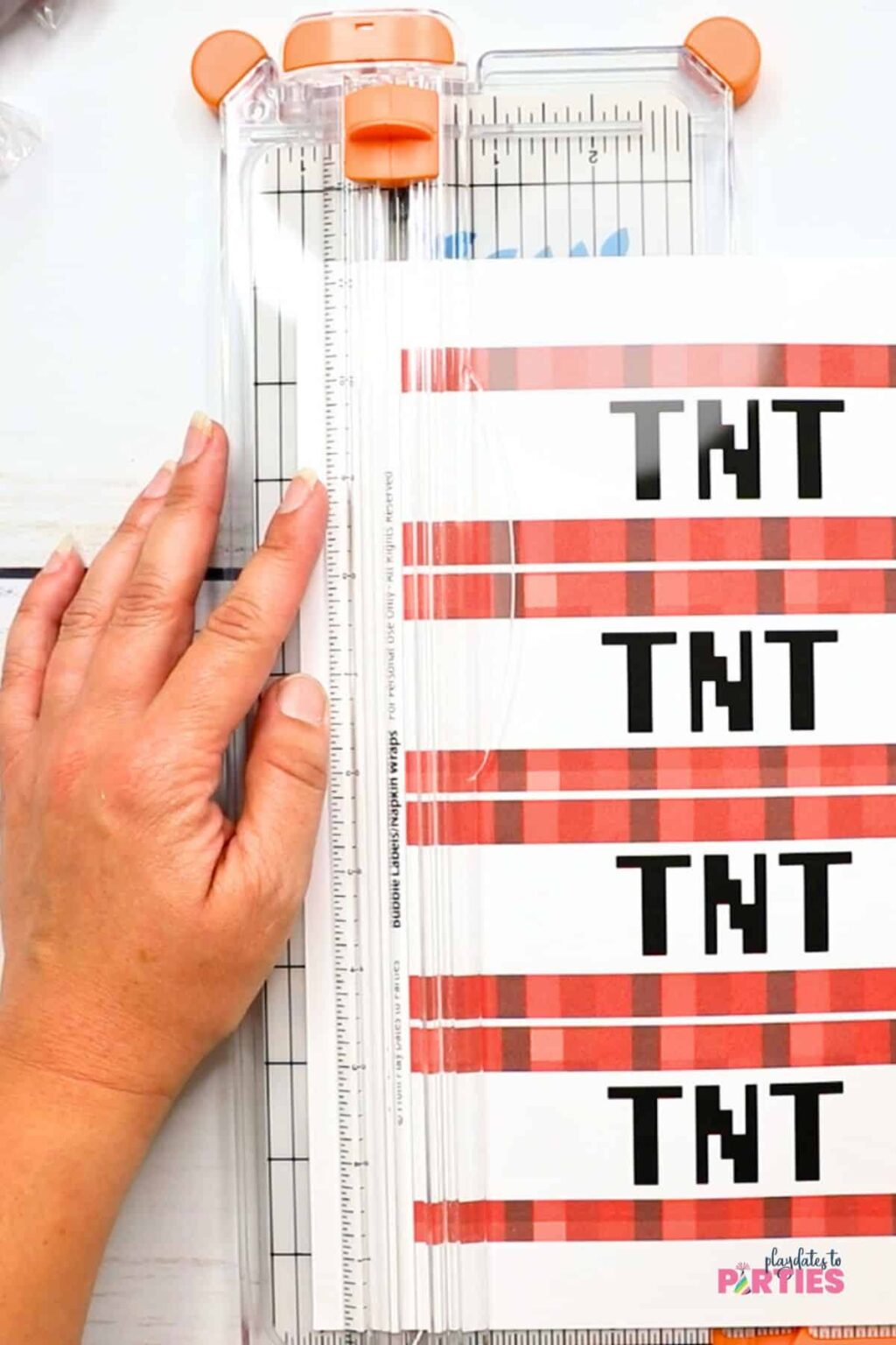 Minecraft TNT Party Treats (Free Printable)