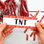 Minecraft TNT Party Treats (Free Printable)