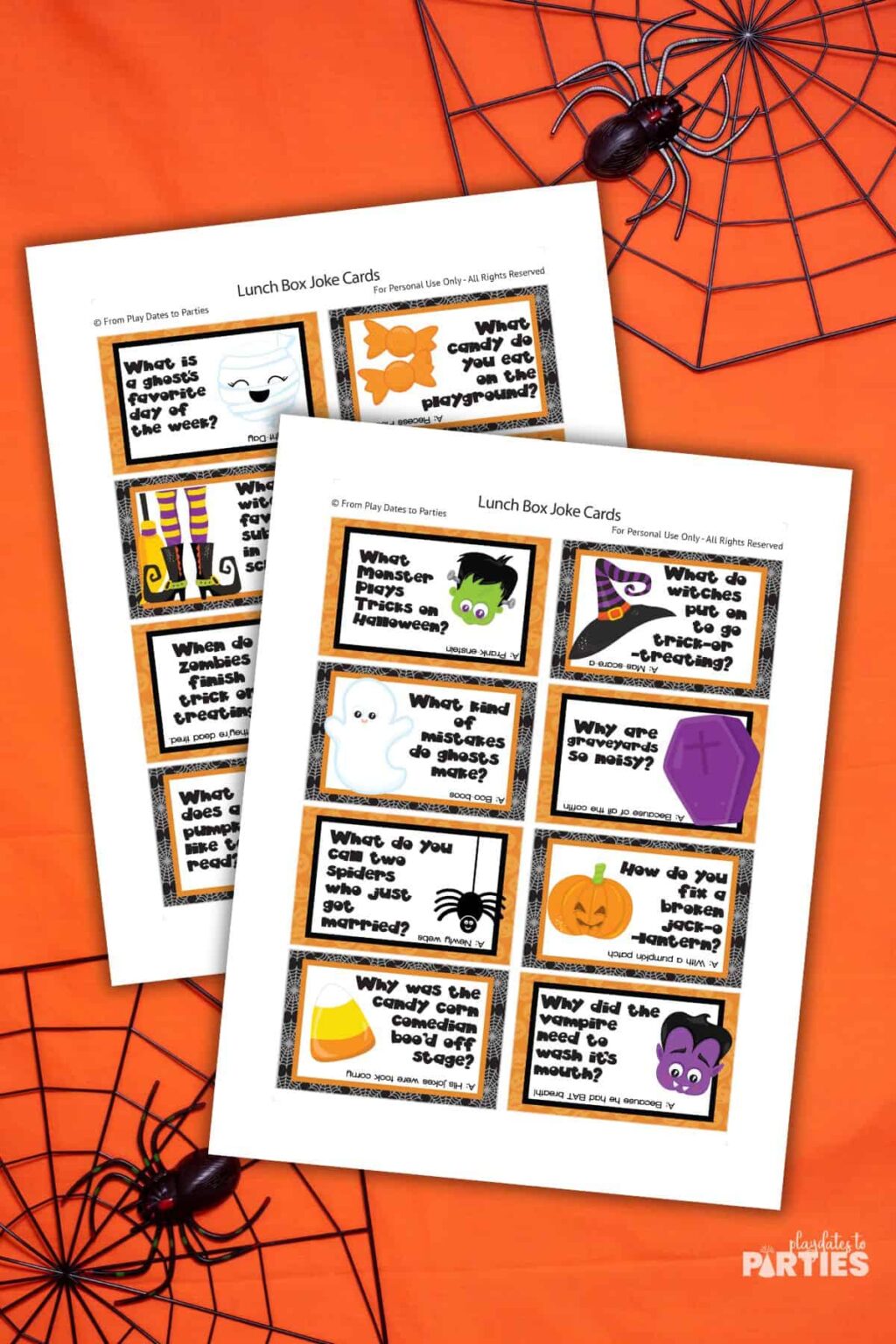 Free Printable Halloween Lunch Box Jokes