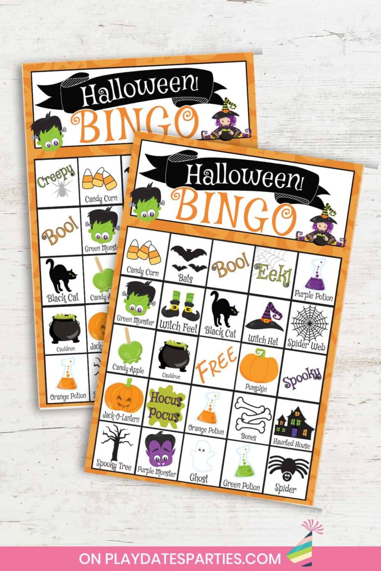 Free Printable Halloween Bingo