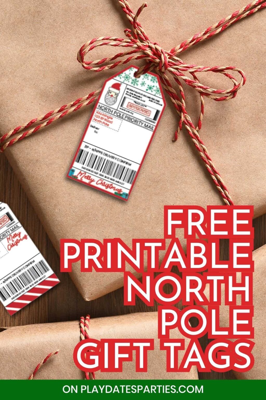 Free Printable North Pole Gift Tags