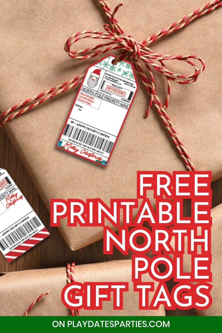 Free Printable North Pole Gift Tags