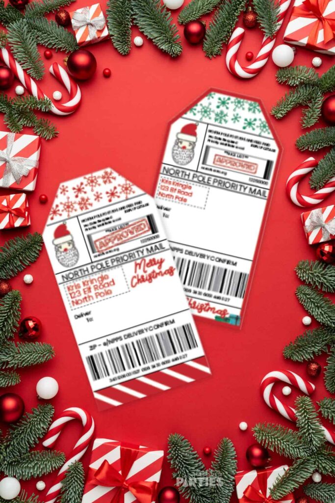 Free Printable North Pole Gift Tags