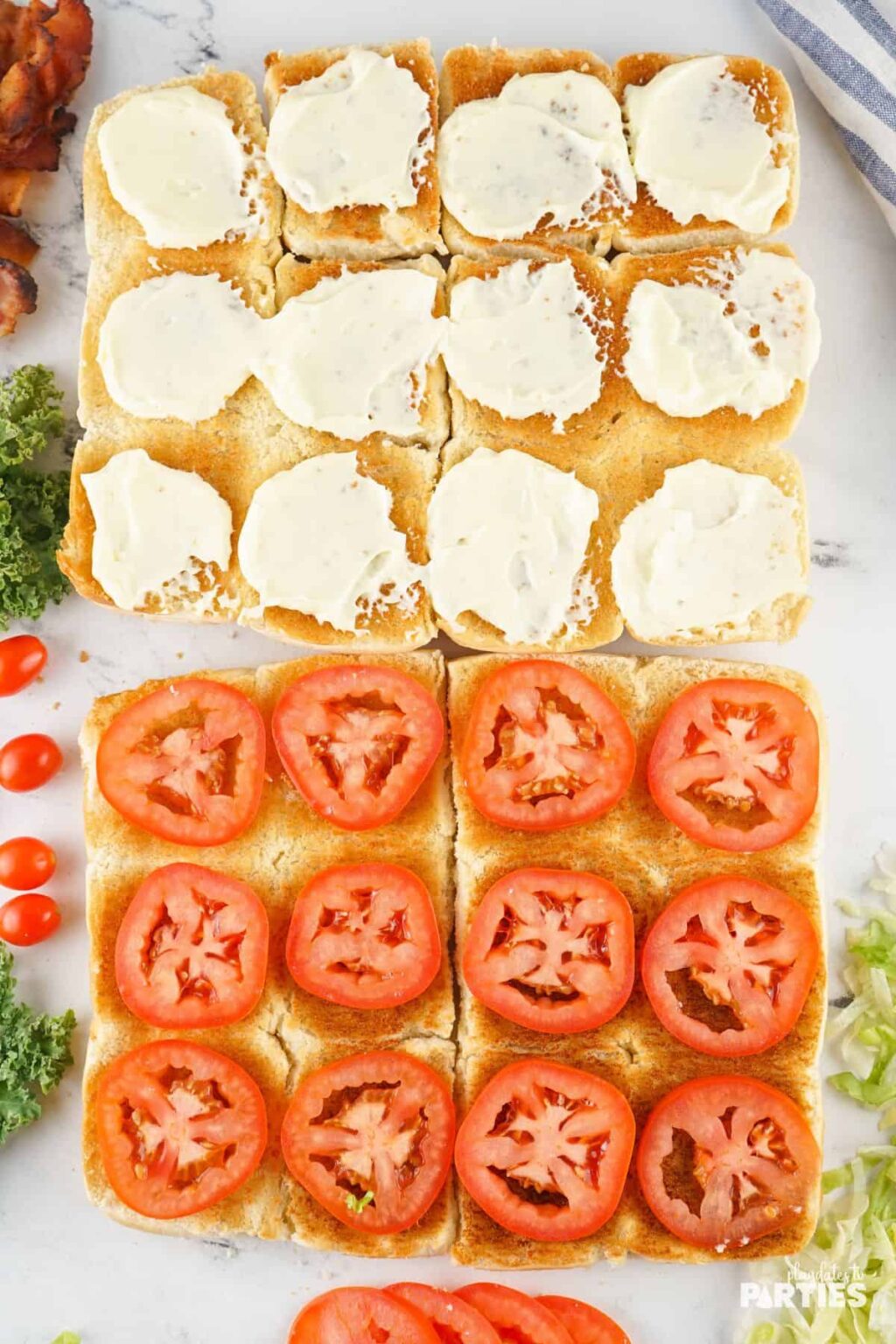 Easy BLT Sliders