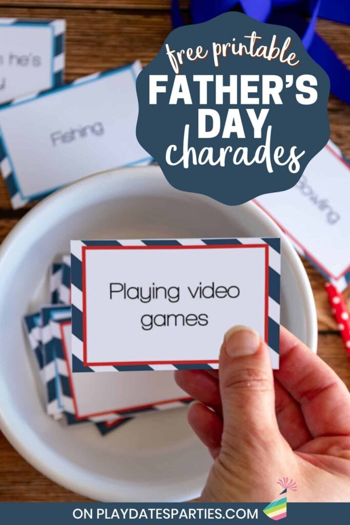 Free Printable Father's Day Charades