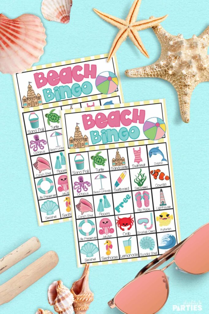 Free Printable Beach Bingo