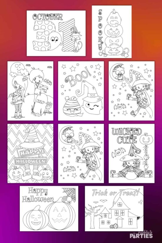 Free Printable Halloween Coloring Pages