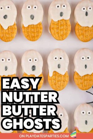 Nutter Butter Ghost Cookies